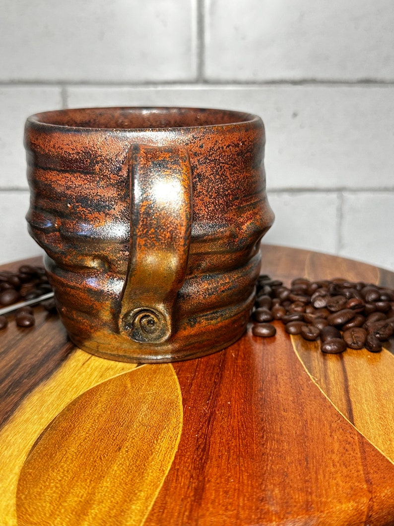 Antique Copper Red Coffee Mug - Etsy
