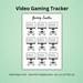 Gaming List, Video Gaming Tracker, Video Game Log, PRINTABLE Journal ...