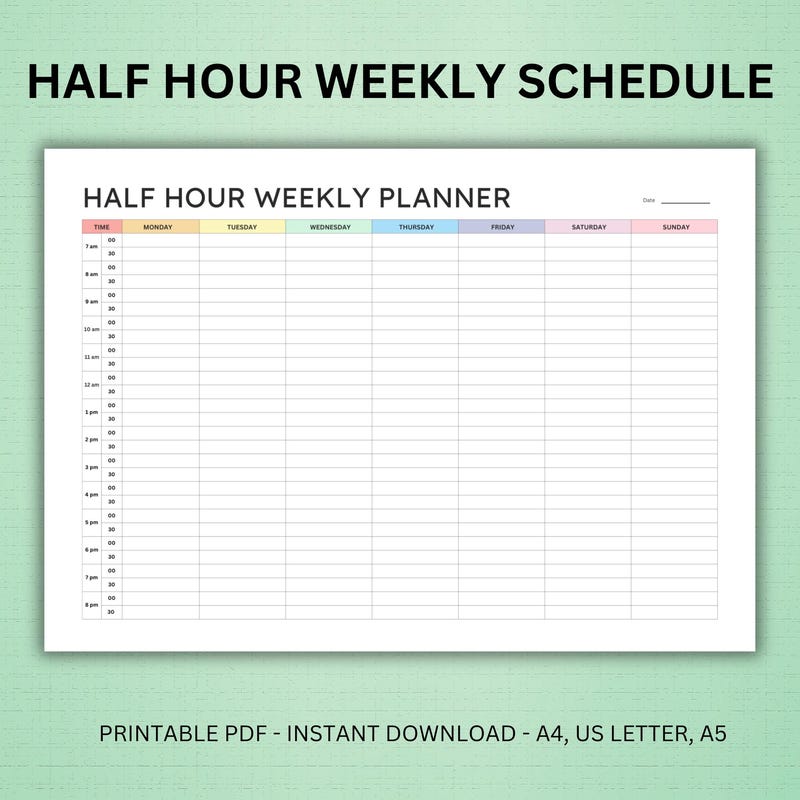 Planner Printable - Etsy