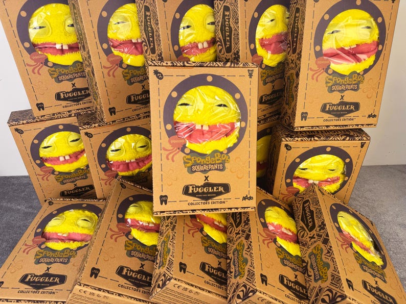 Fuggler Spongebob Squarepants-fuggler Patrick Star-plush Fuggler ...