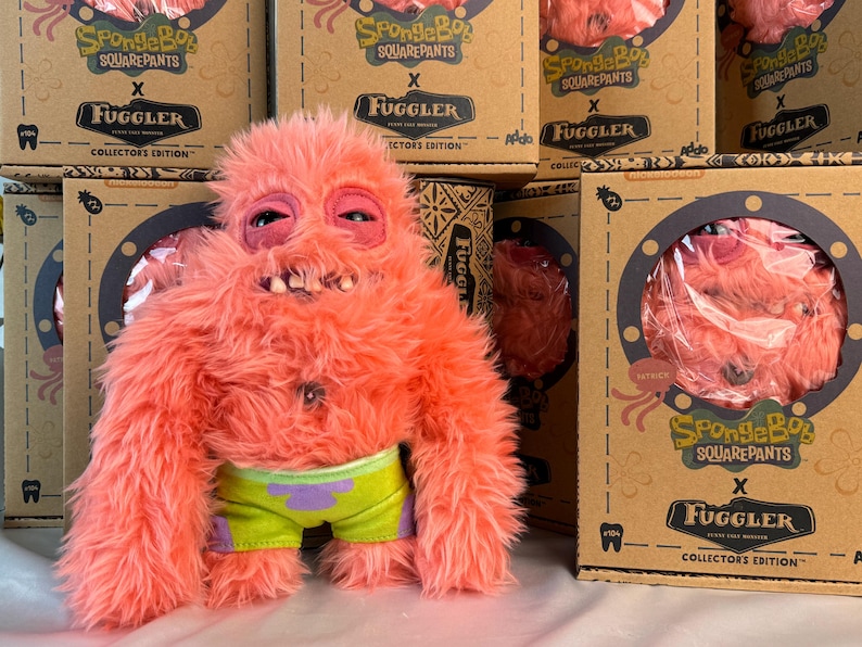 Fuggler Spongebob Squarepants-fuggler Patrick Star-plush Fuggler ...