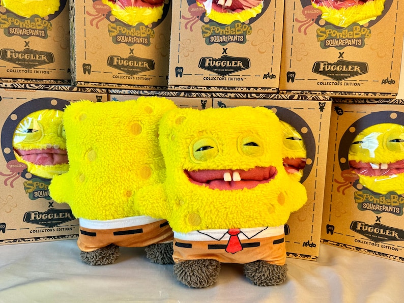 Fuggler Spongebob Squarepants-fuggler Patrick Star-plush Fuggler ...