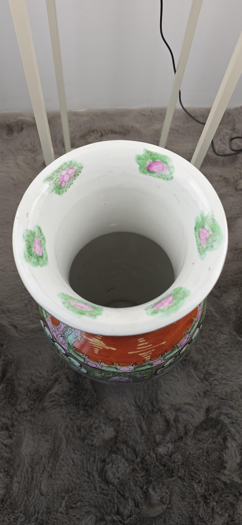 Famille Rose Chinese Porcelain Vase Baoyuan Studio Mark 1950s - Etsy