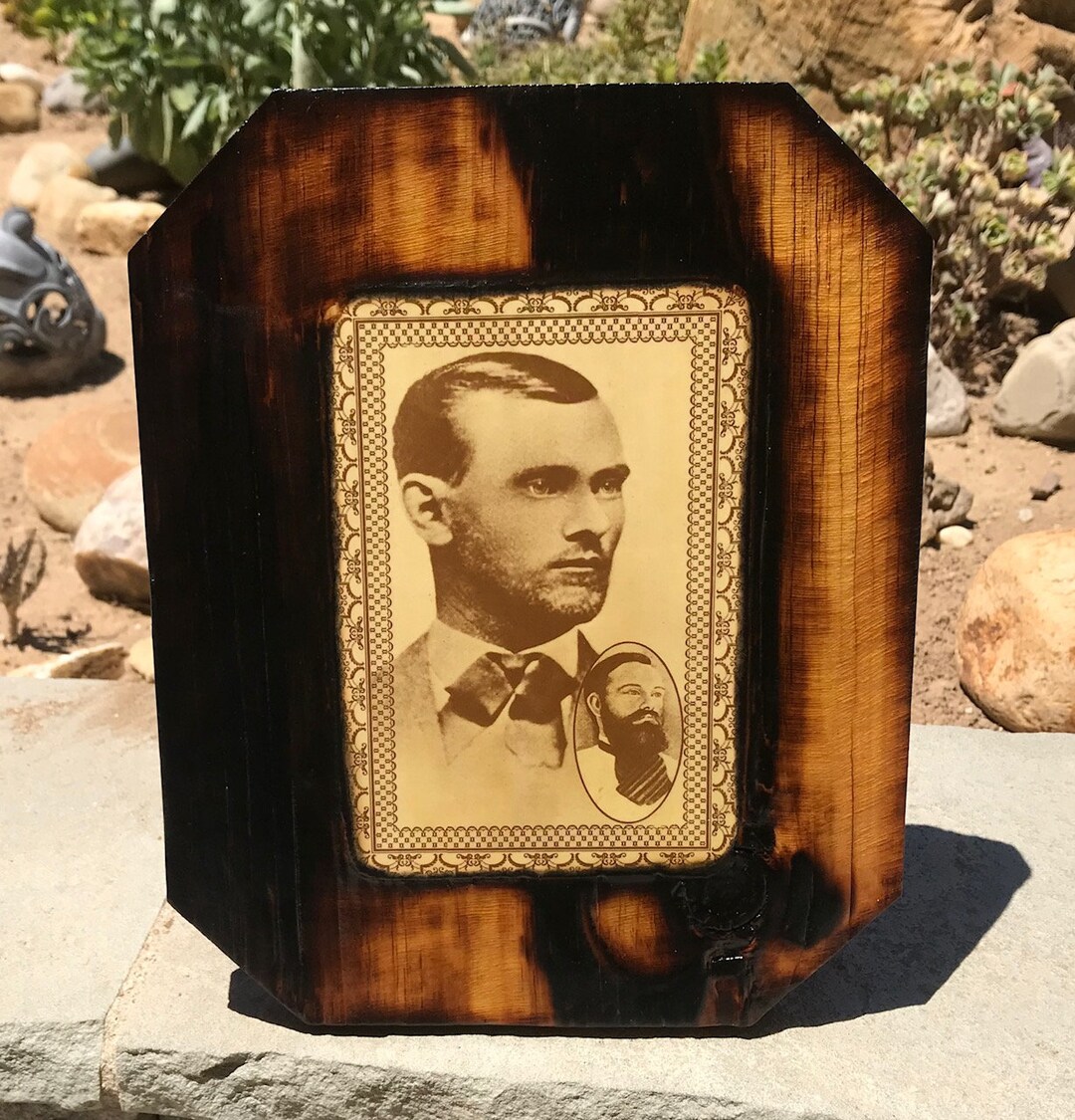 Jesse James - Wooden Plaque - Decoupage - Etsy