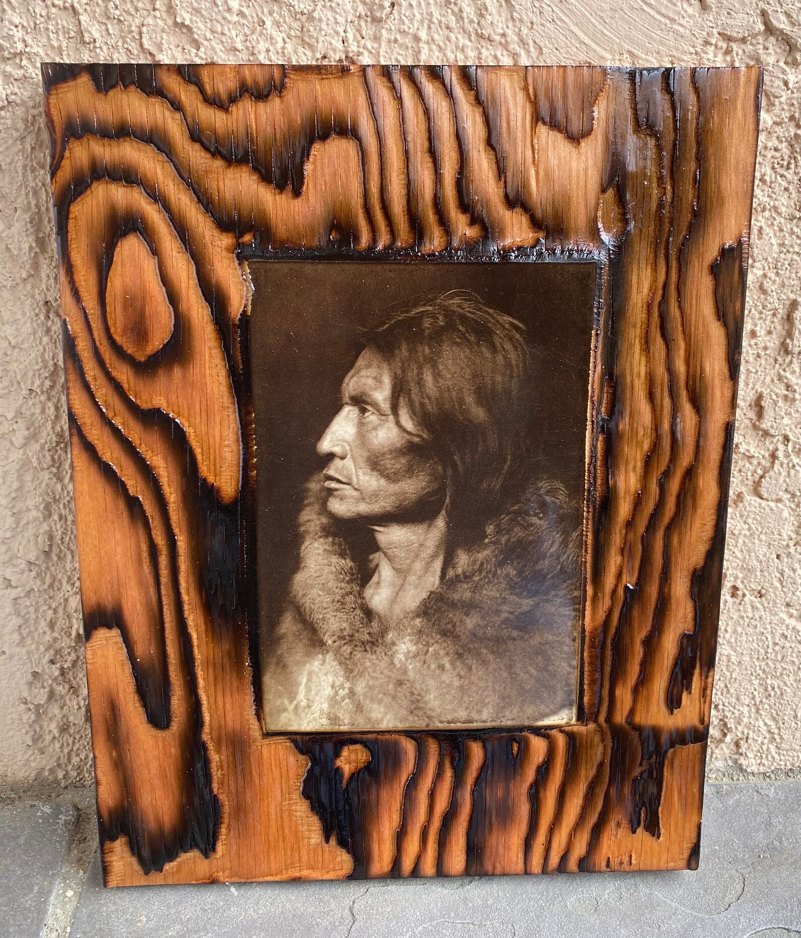 Mosquito Hawk , Assiniboin Tribe Warrior - Wooden Plaque - Etsy