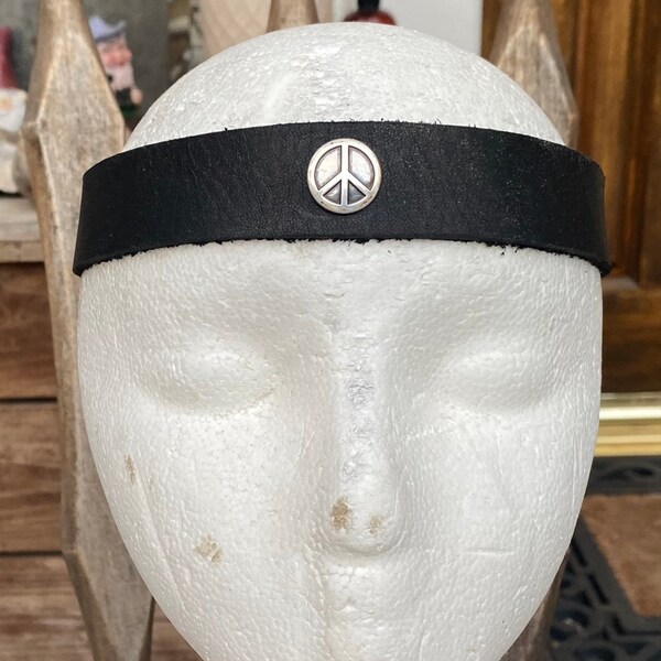 Peace Sign Headband - Etsy