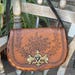 Rare Vintage Rustic Hippie 60's Hand Made Tooled Leather Purse ...