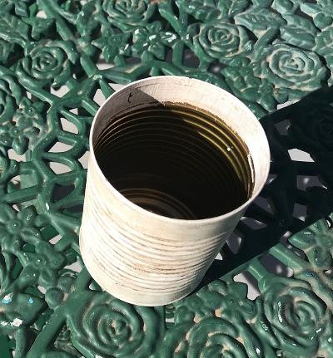 Painted, Antiqued and Distressed Tin Can - Etsy