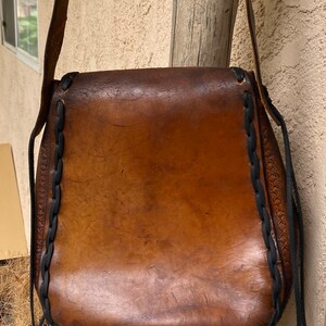 Beautiful Vintage Rustic Distressed Leather Boho Hippie Festival ...