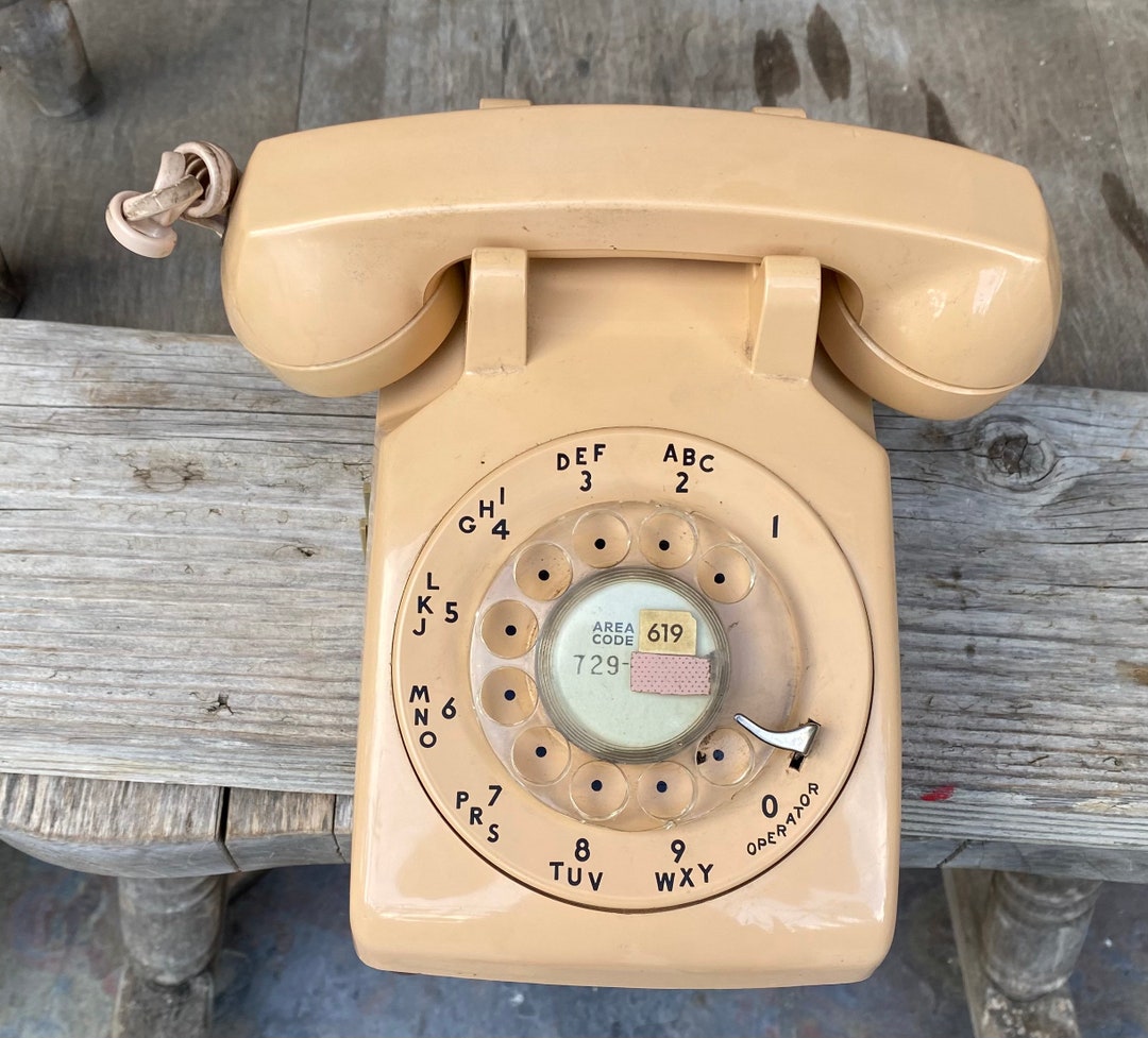 Vintage 80's Pacific Bell Rotary Phone - Working - Etsy