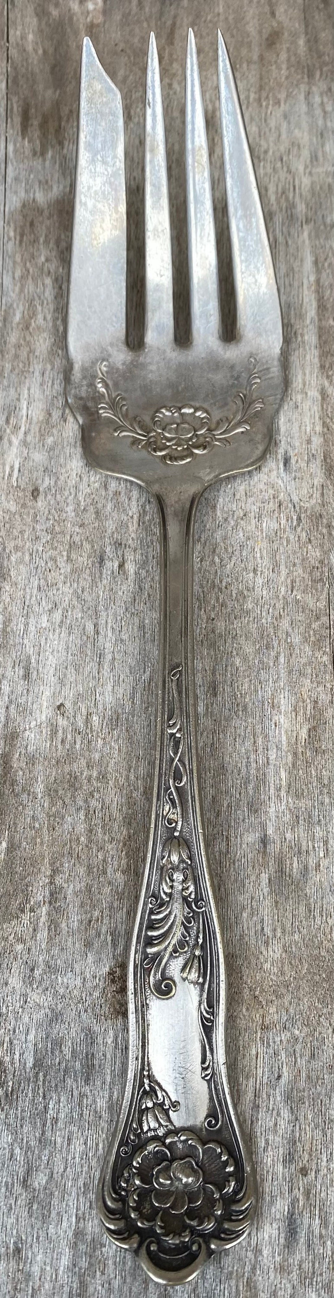 Vintage Silver Plated Serving Fork - Atlas Silver Co. Extra Plated ...