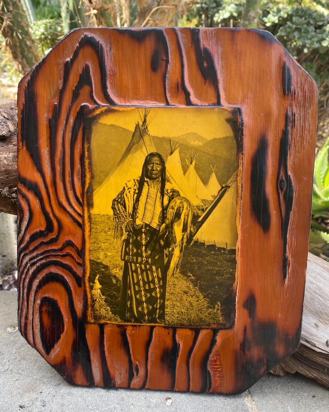 Great Chief Charlot, Salish Indian - Native American - Wooden Plaque - Etsy