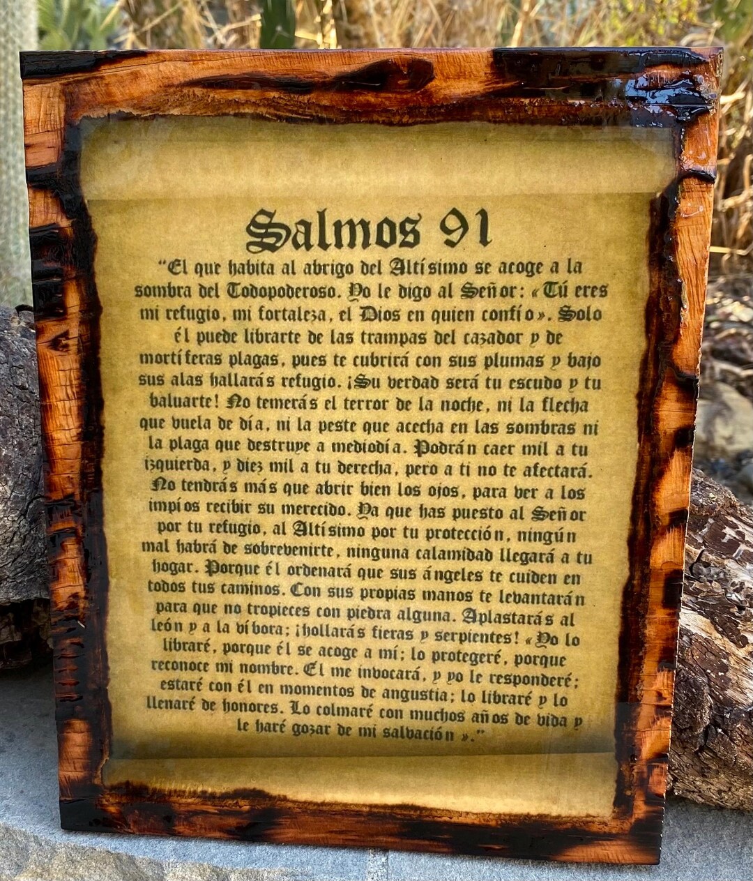 Salmos 91 -psalm 91 - Wooden Plaque - Etsy