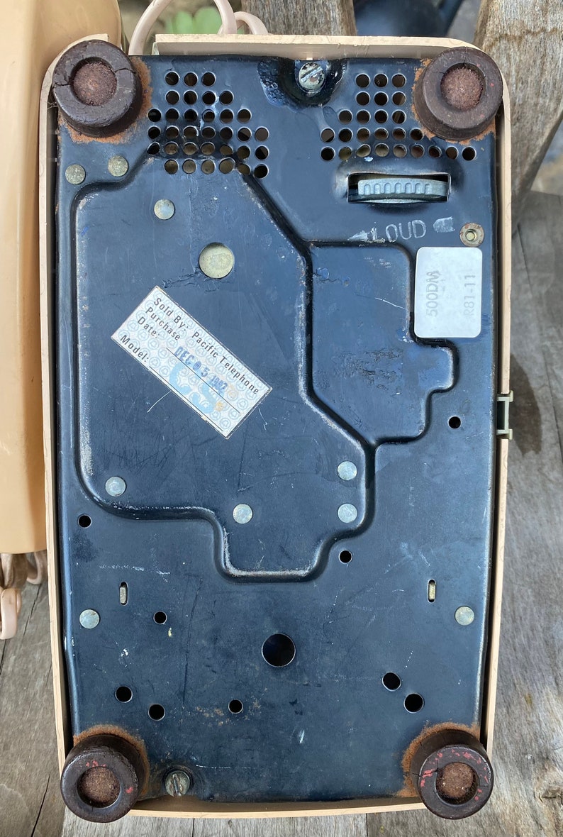 Vintage 80's Pacific Bell Rotary Phone Working - Etsy