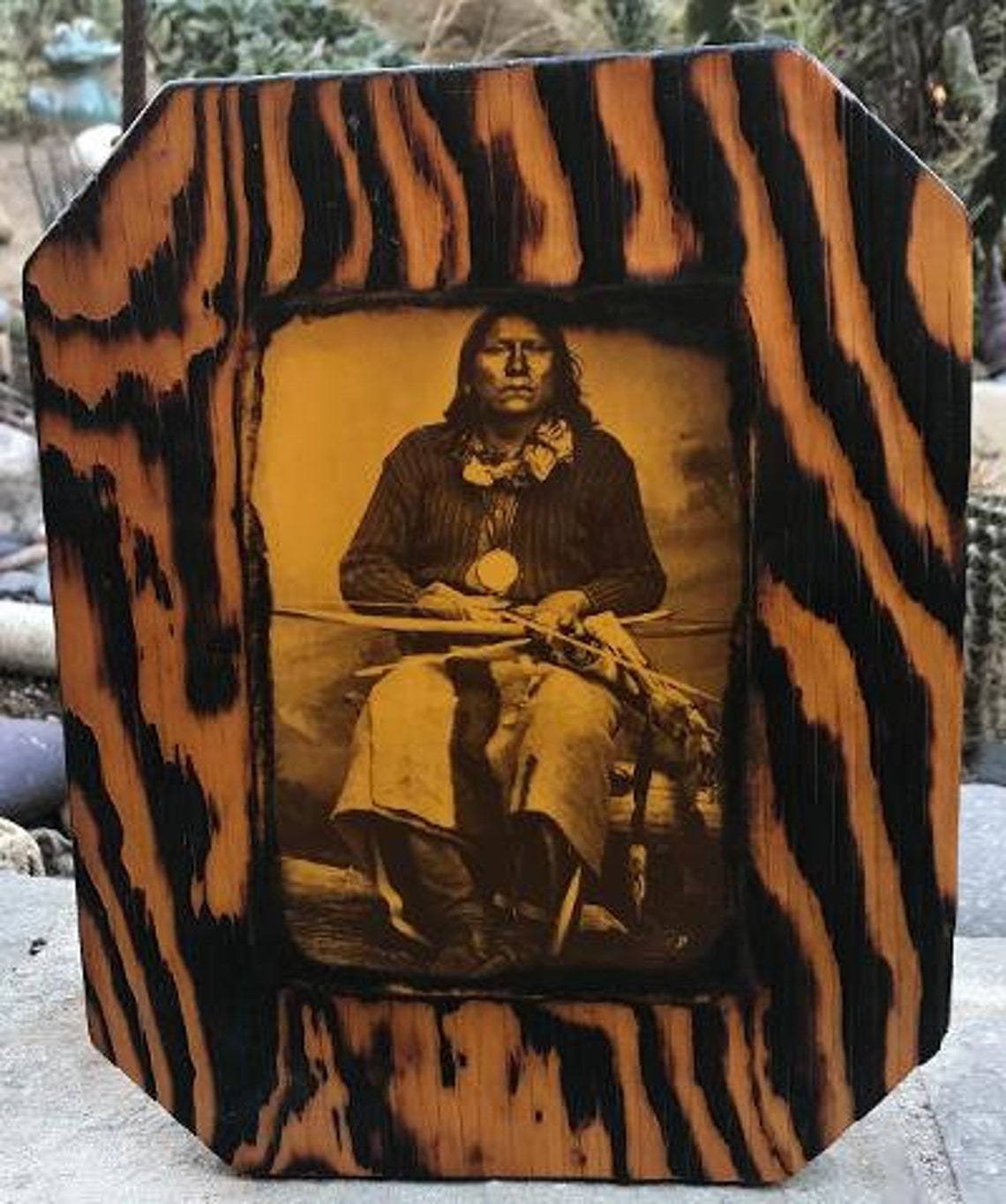 Kiowa War Chief Satanta Wooden Plaque | Etsy