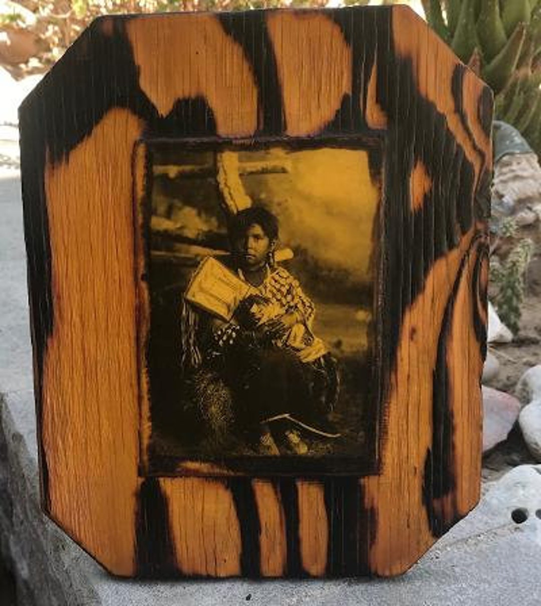 Crow Maiden With Doll Wooden Plaque - Etsy Canada