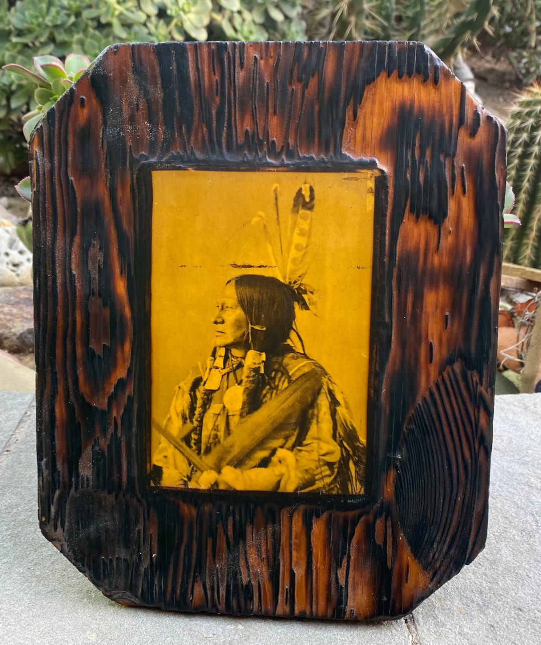 Running Antelope - Hunkpapa Sioux Chief - Wooden Plaque - Etsy