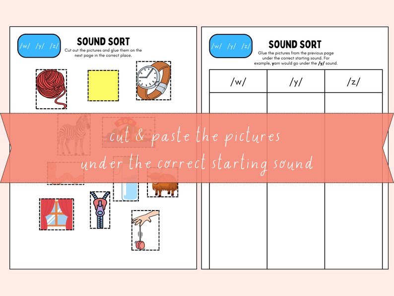 Sound Sorts: Consonants (set 1), Preschool Printable, Kindergarten ...