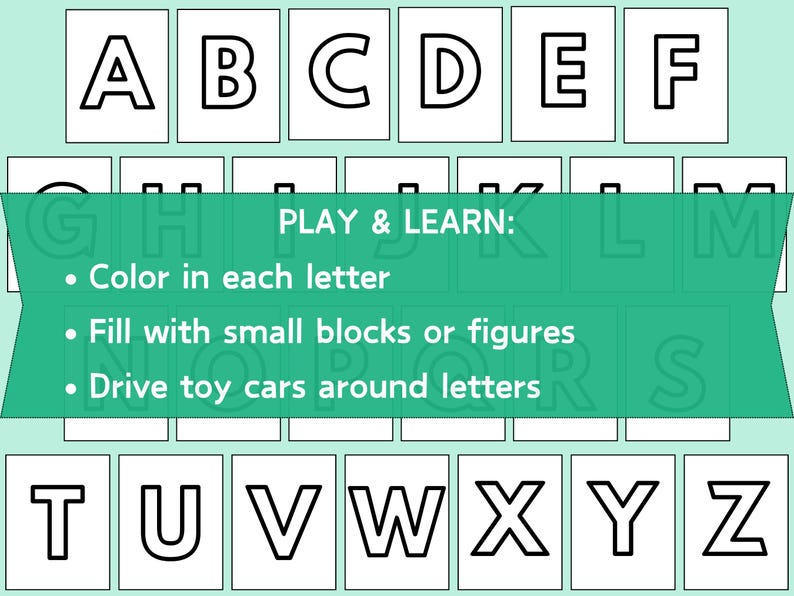 Alphabet Letters: Fill In, Letter of the Week, Letter of the Day ...
