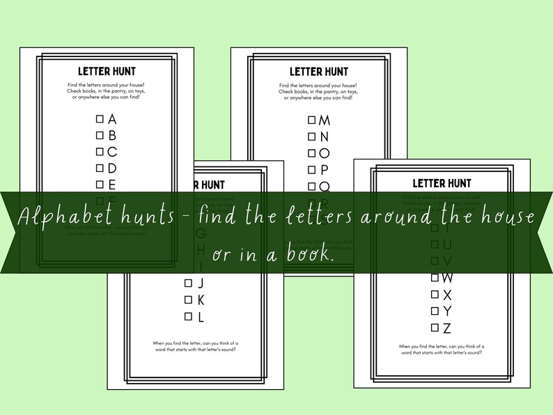 Alphabet Practice: Letter Recognition, Letter Hunts, Learn the Letters ...