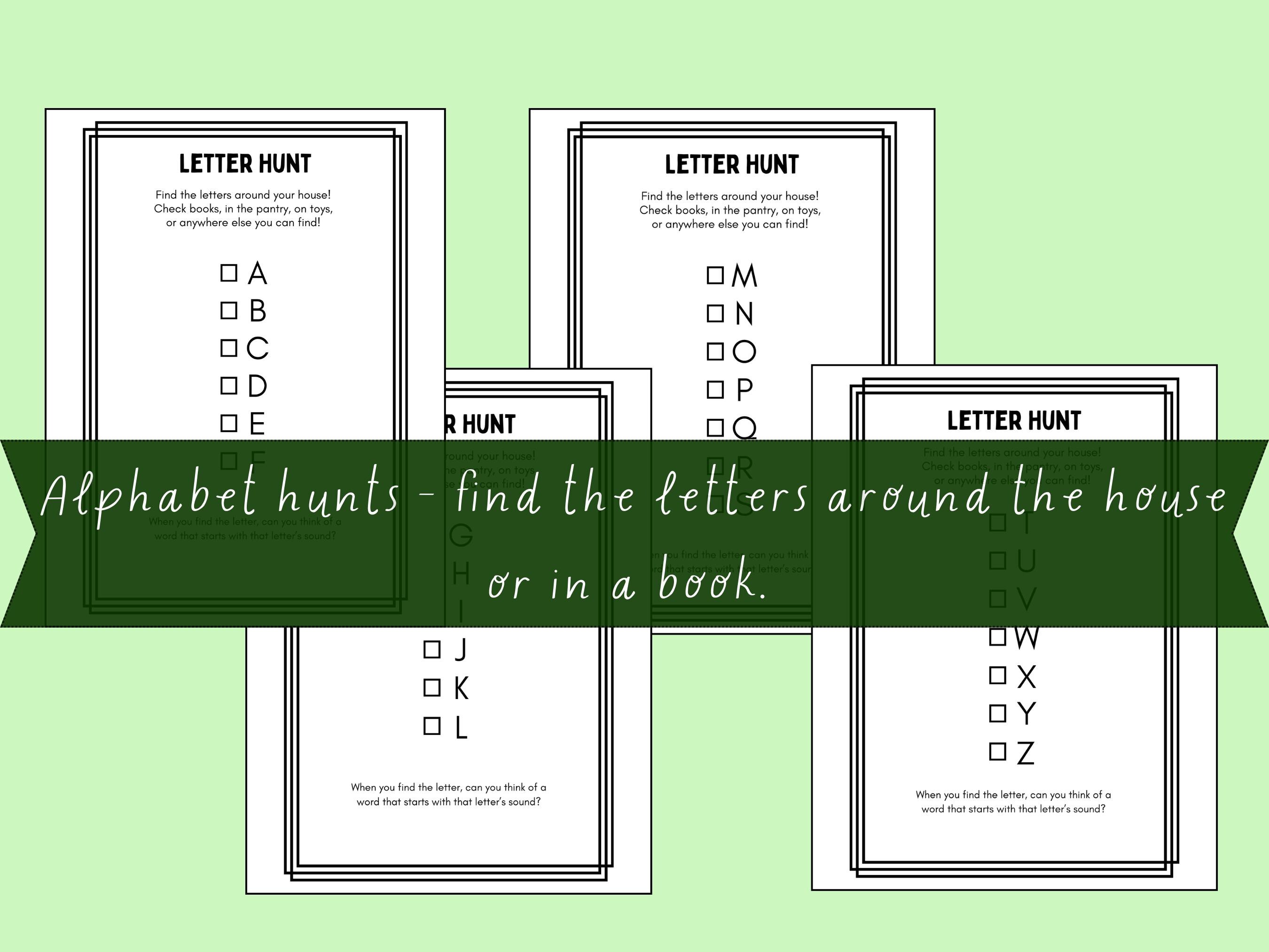 Alphabet Practice: Letter Recognition, Letter Hunts, Learn the Letters ...