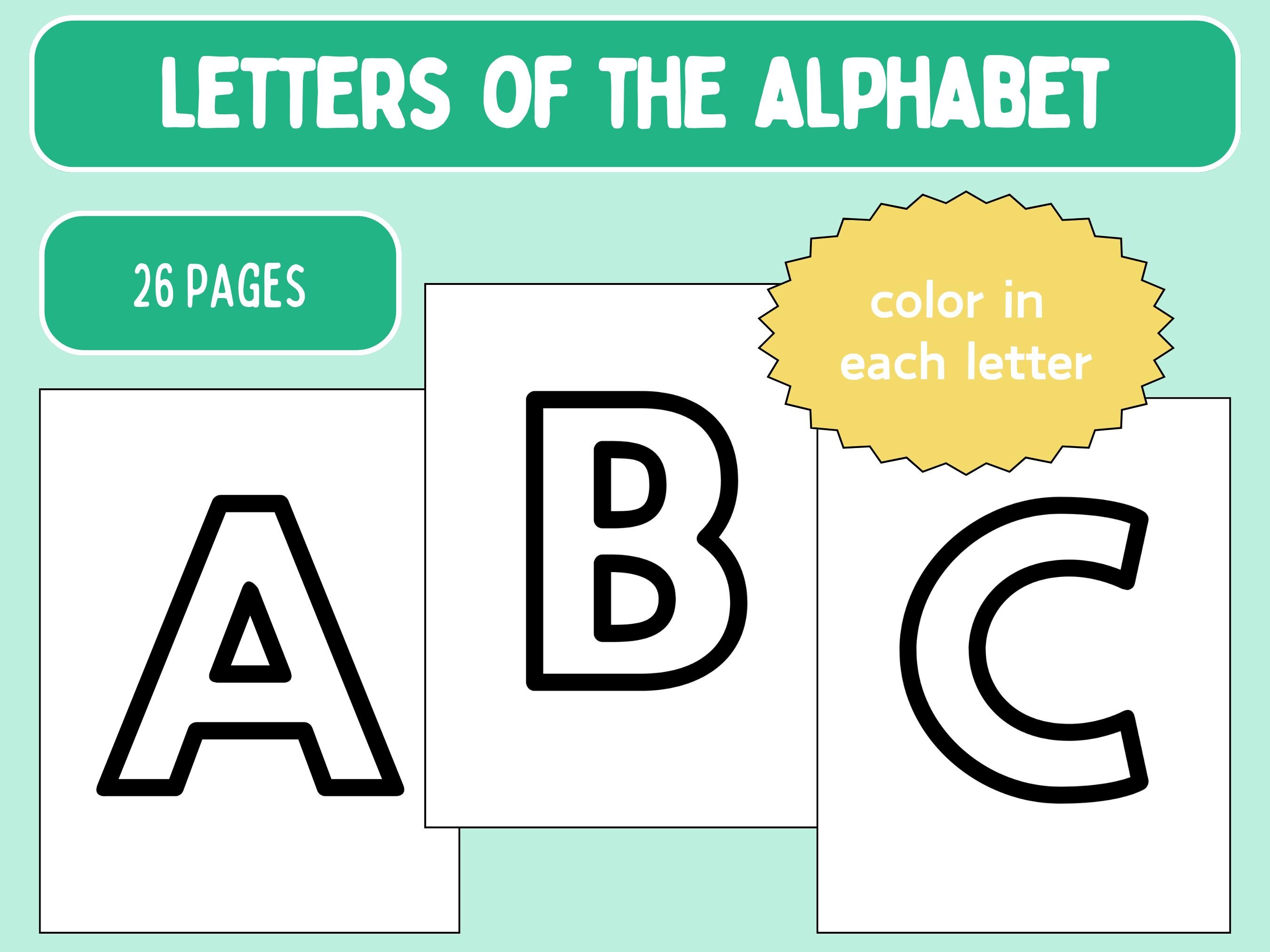 Alphabet Letters: Fill In, Letter of the Week, Letter of the Day ...