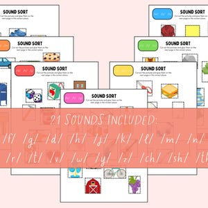 Sound Sorts: Consonants (set 1), Preschool Printable, Kindergarten ...