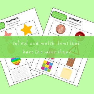 Shape Matching Game, Match the Shapes, Memory Game for Kids, Learn ...