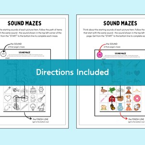 Sound Mazes, Phonemic Awareness, Phonics, Learn to Read, Preschool ...