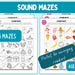 Sound Mazes, Phonemic Awareness, Phonics, Learn to Read, Preschool ...