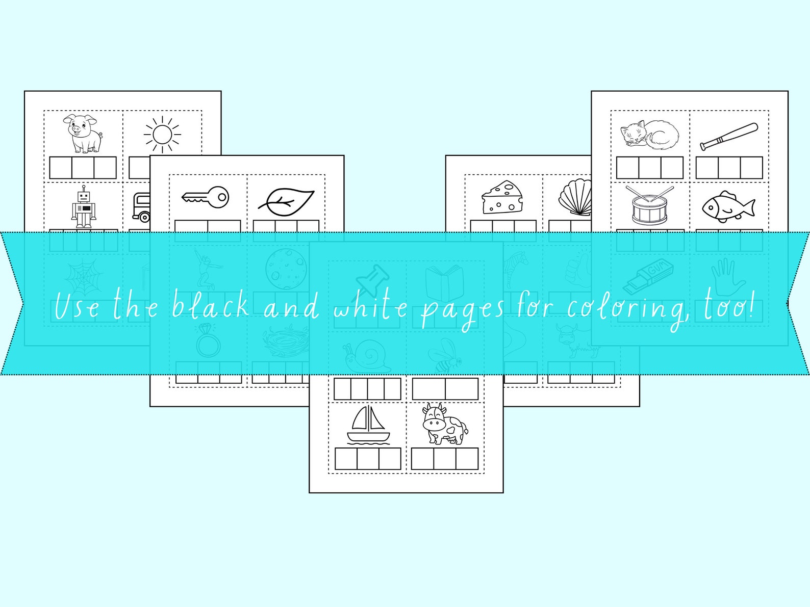Sound Boxes elkonin Boxes: Phonemic Awareness, Early Reading Skills ...