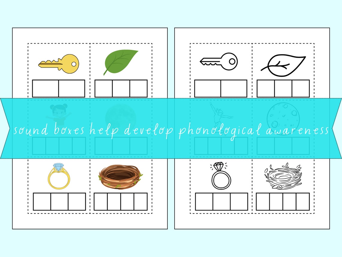 Sound Boxes elkonin Boxes: Phonemic Awareness, Early Reading Skills ...