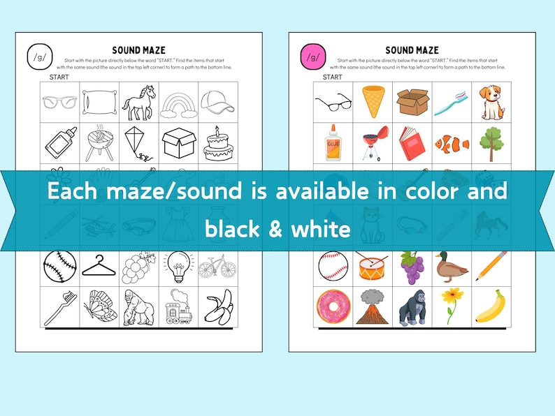 Sound Mazes, Phonemic Awareness, Phonics, Learn to Read, Preschool ...