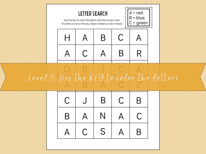 Letter Search BUNDLE: Letter Recognition, Alphabet Practice, Capital ...