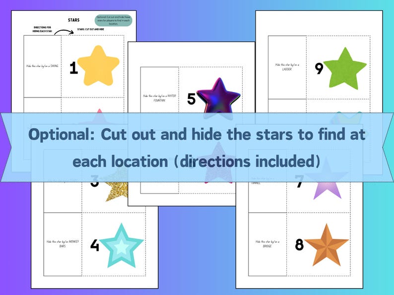 Playground Scavenger Hunt; Scavenger Hunt for Kids With Riddles, Follow ...