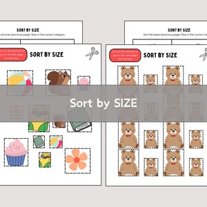 Sorting Activities Cut and Glue Pictures, Sorting Practice, Preschool ...