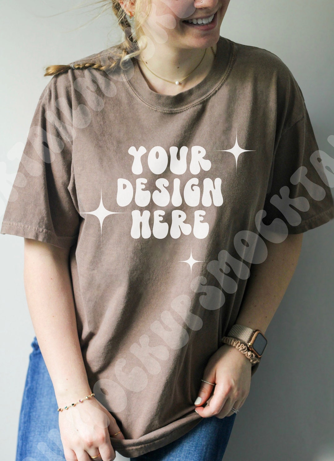 Comfort Colors Espresso Shirt - Comfort Colors 1717 - T-shirt Mockups ...