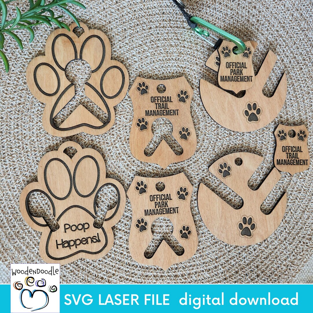 Dog Poop Bag Holders - SVG Design Files - Etsy