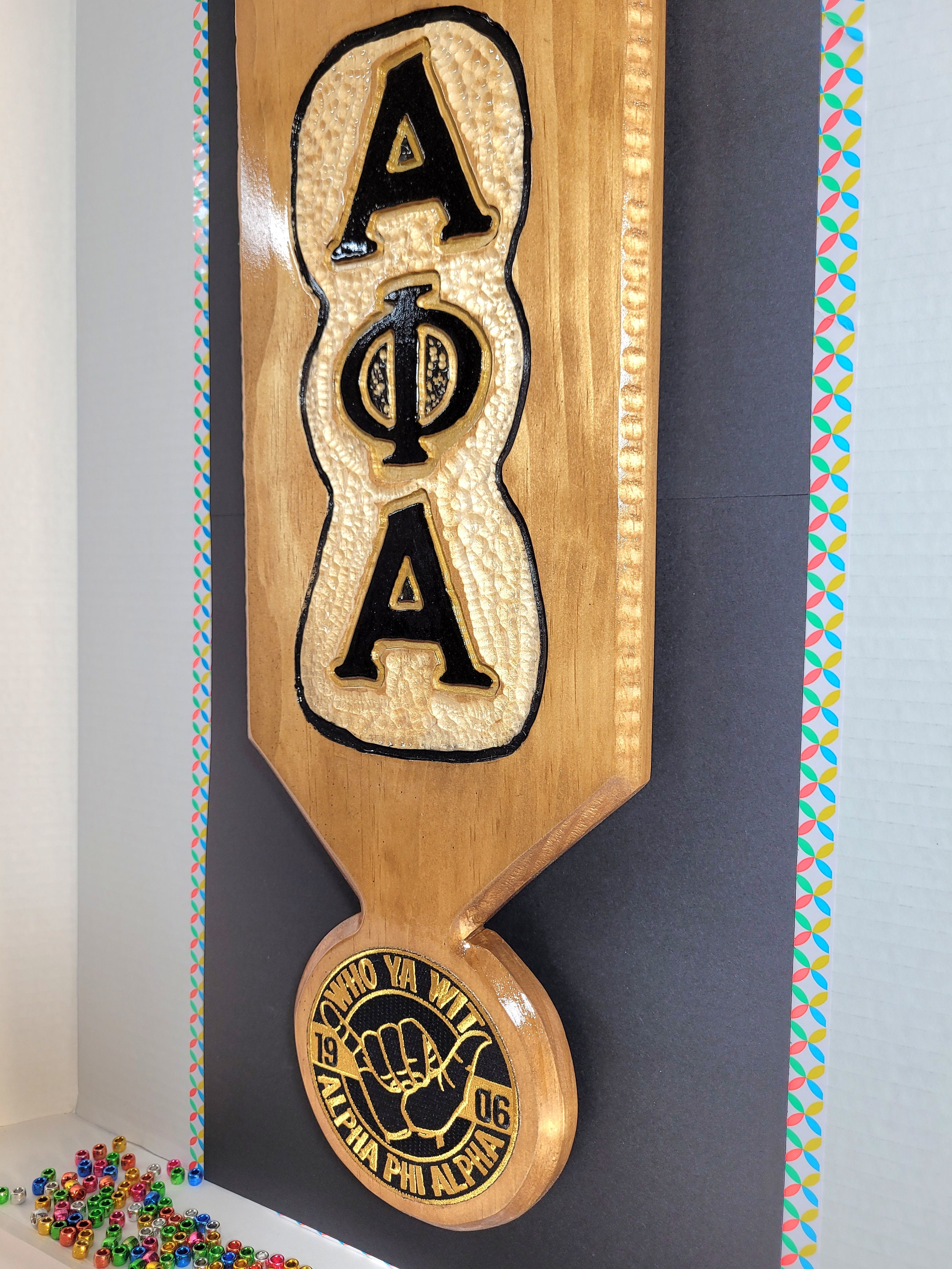 Alpha Phi Alpha Fraternity Paddle - Etsy