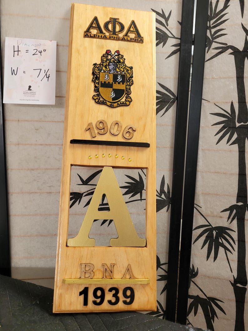 Alpha Phi Alpha Fraternity Paddle, Alpha Phi Alpha Gifts, Fraternity Paraphernalia - Etsy