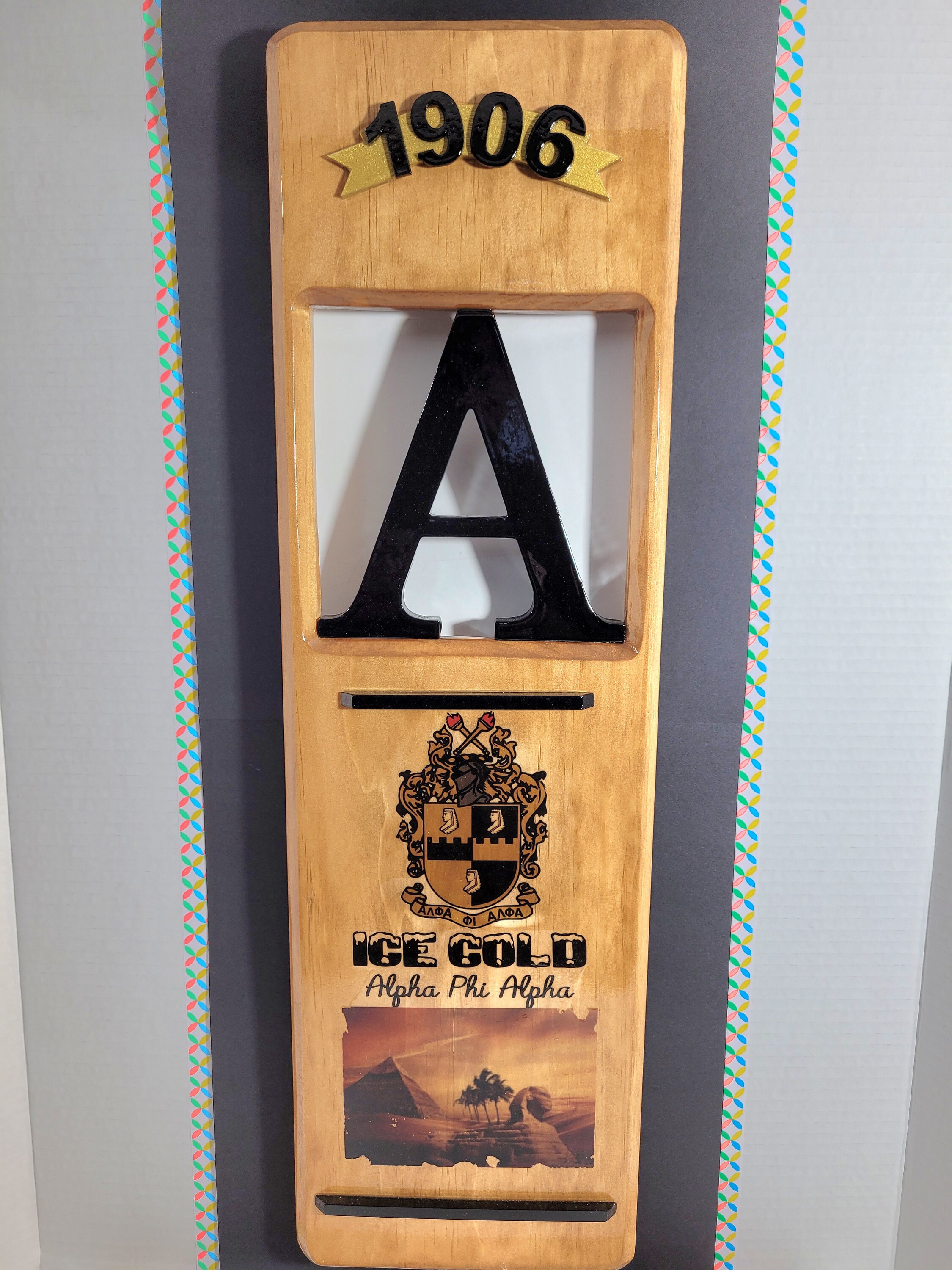 Alpha Phi Alpha Fraternity Paddle, Wall Sign - Etsy