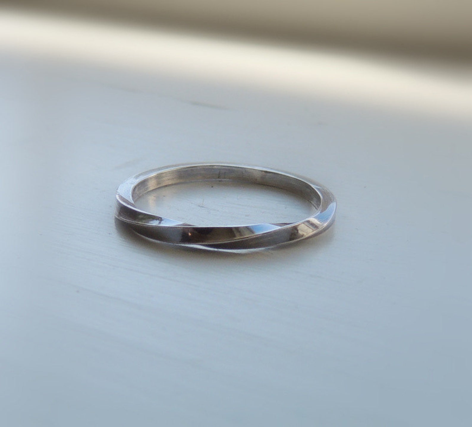 Simple Silver Ring Sterling Silver Ring Band Gift for Her | Etsy