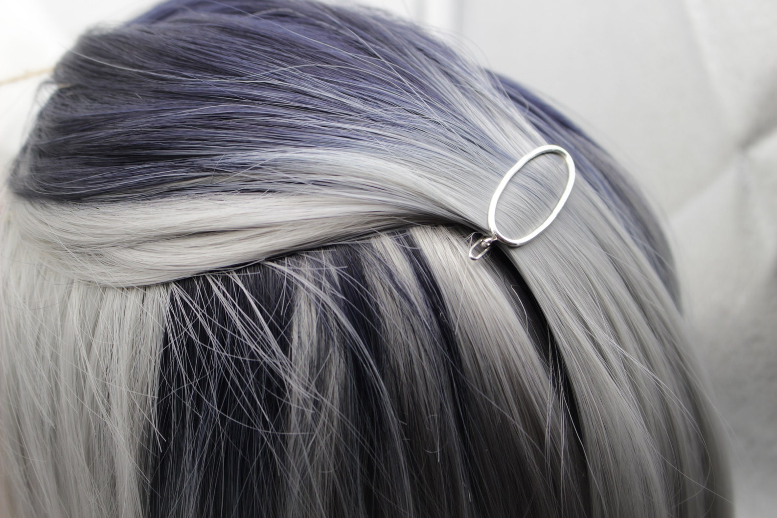 Petite Oval Barrette Small Sterling Silver Barrette Gift - Etsy