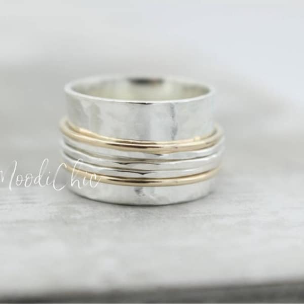 Gold Spinner Ring - Etsy