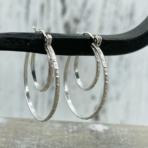 Double Hoop Earrings - Etsy