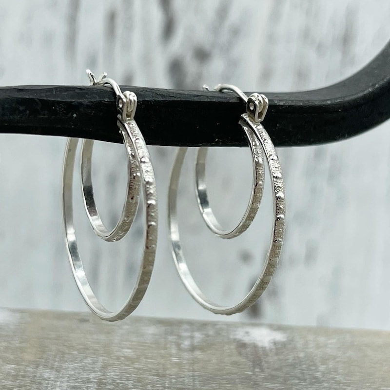 Double Hoop Earring - Etsy