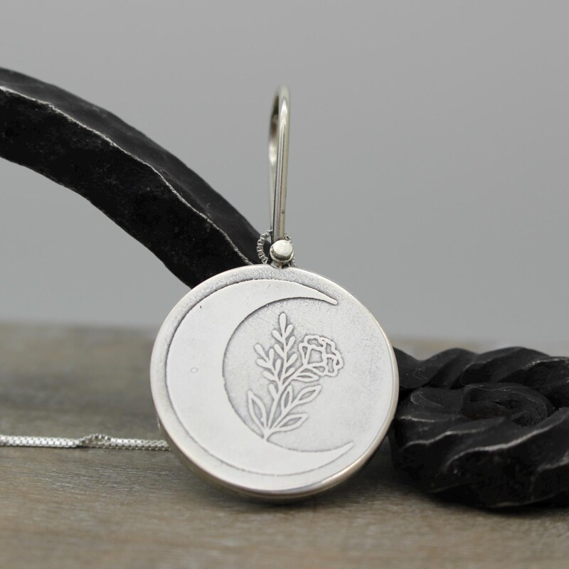 Moon Locket - Etsy