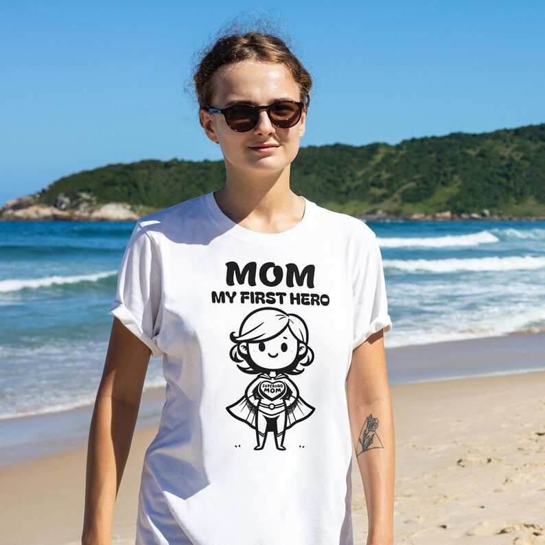 Hero Mom Svg Png Shirt Design Svg T Shirt Design Mom Moms T