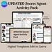 Kids Activity Pack, Updated Secret Agent Activity Pack, Detective Party ...