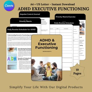 Adhd Worksheets, Executive Functioning Worksheets, Daily Routine ...